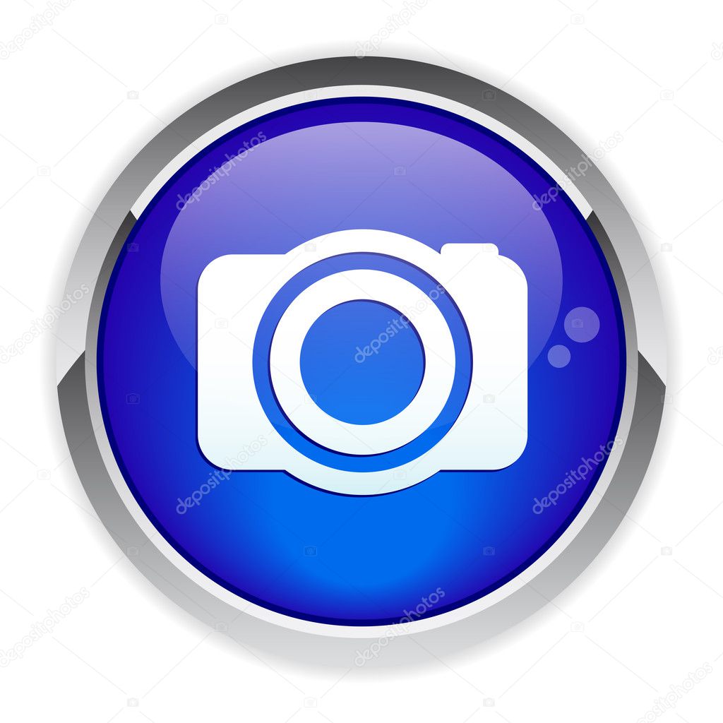 Button web photo. Stock Vector Image by ©maxsim #11408986