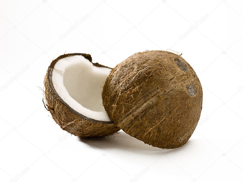 Split coconut Stock Photo by ©bakerjim 11374580
