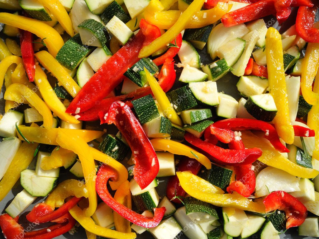 Vegetales picados — Fotos de Stock © numismarty #11287725