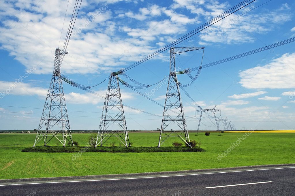 Electric transmission line — Stock Photo © Dmitrydesign #11897839