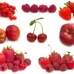 Collection of red pomegranate fruits — Stock Photo © msk_nina #8454812