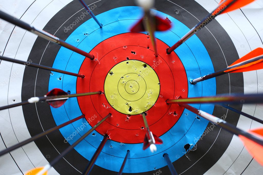 Arrows miss target. — Stock Photo © beachboyx10 #12055094