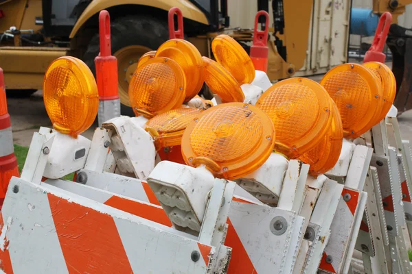Road construction lights Stock Photo by ©imagevillage 11234104