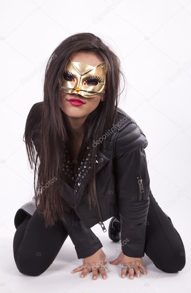 Attractive sexy masked woman — Stock Photo © armin6 #11517806