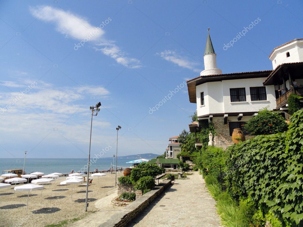 Queen Mary Castle, Balchik, The Black Sea, Bulgaria — Stock Photo ...