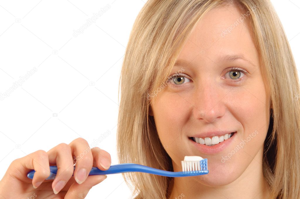 Cleaning Teeth Stock Photo by ©springfield 11496251