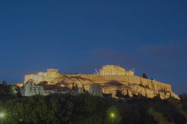 Acropolis night view Stock Photos, Royalty Free Acropolis night view ...