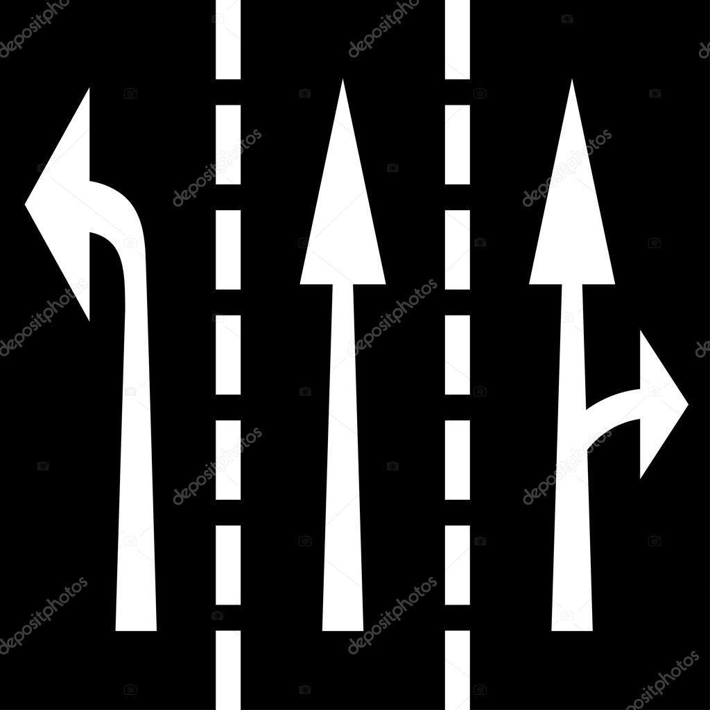Road arrows Stock Vector Image by ©happyroman #11493295 Road arrows Stock Vector Image by ©happyroman #11493295