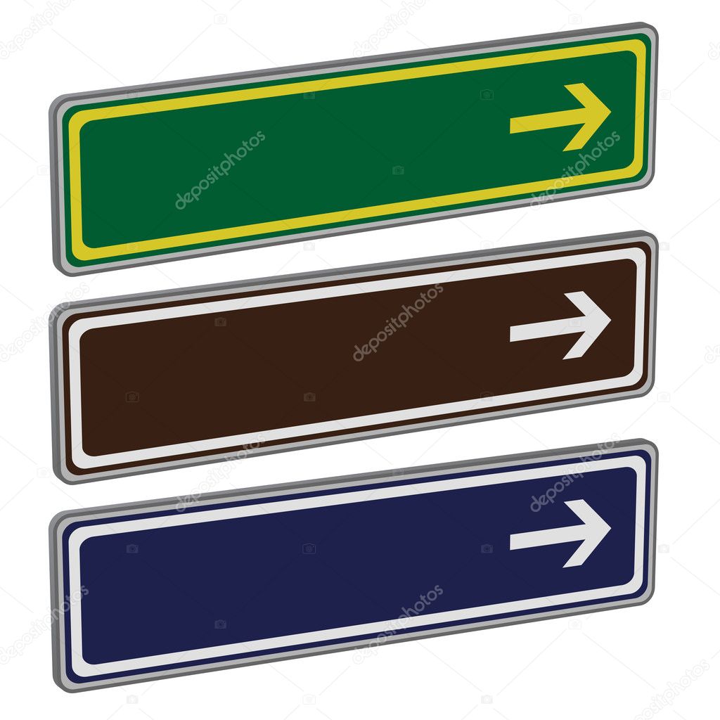 Direction signs Stock Vector Image by ©happyroman #11493304