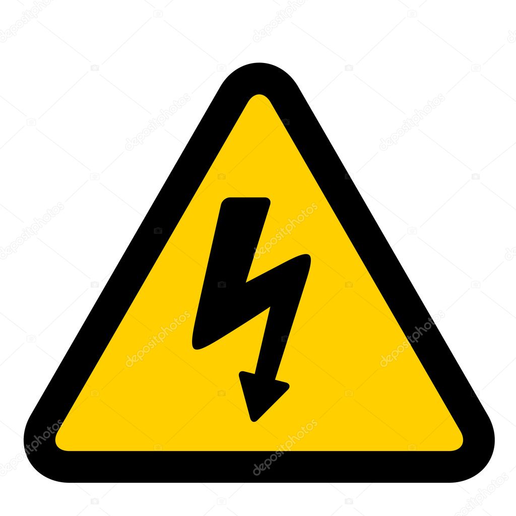 Señal de alto voltaje Vector de stock #11496087 de ©happyroman