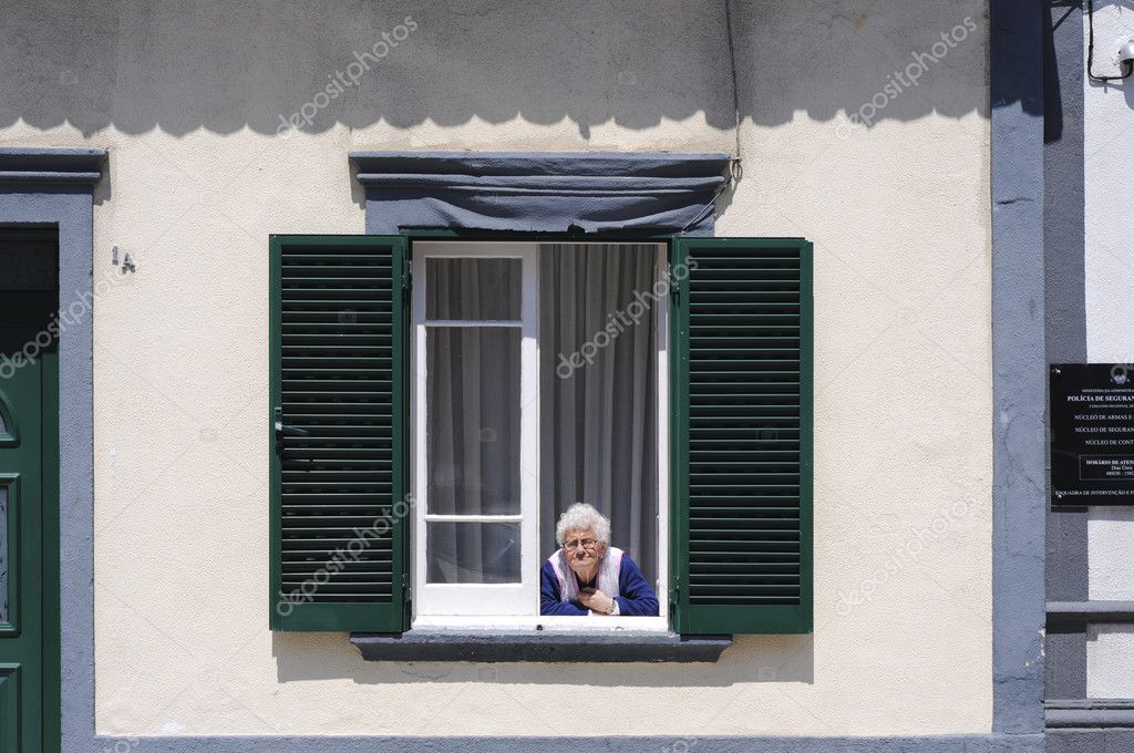 Old Lady Looking out the window – Stock Editorial Photo © vegadsl #11648879