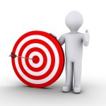 Aim in the target center Stock Photo by ©rejects 3914245