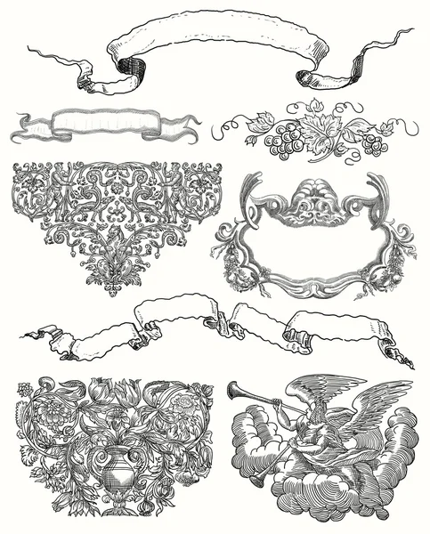 Cartouche set illustration Stock Photo by ©pavila1 11894461