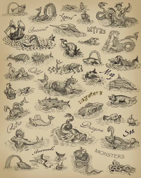 Old monsters illustration Stock Photo by ©pavila1 11933646