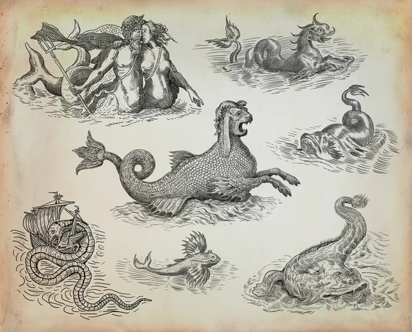 Old monsters illustration Stock Photo by ©pavila1 11933646