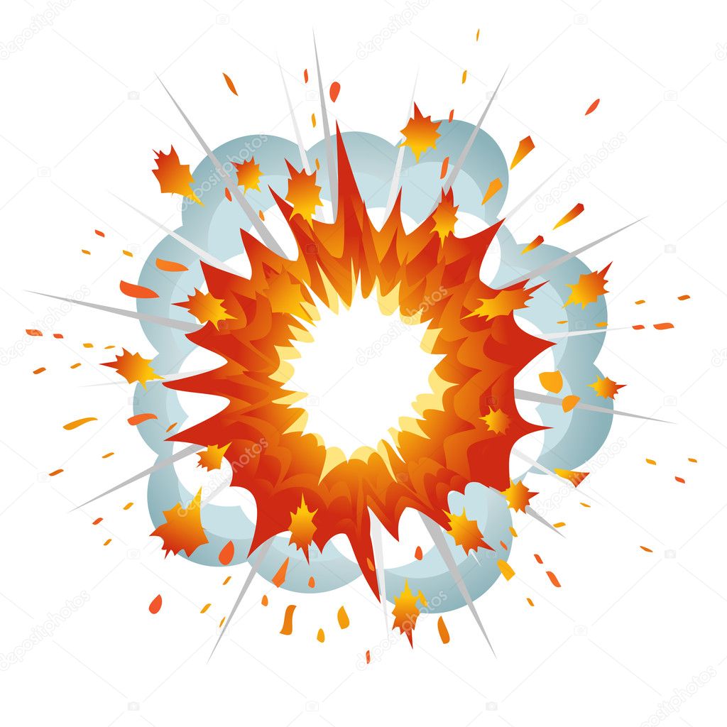 Explosion. Vector-Illustration — Stock Vector © tatus #11933283