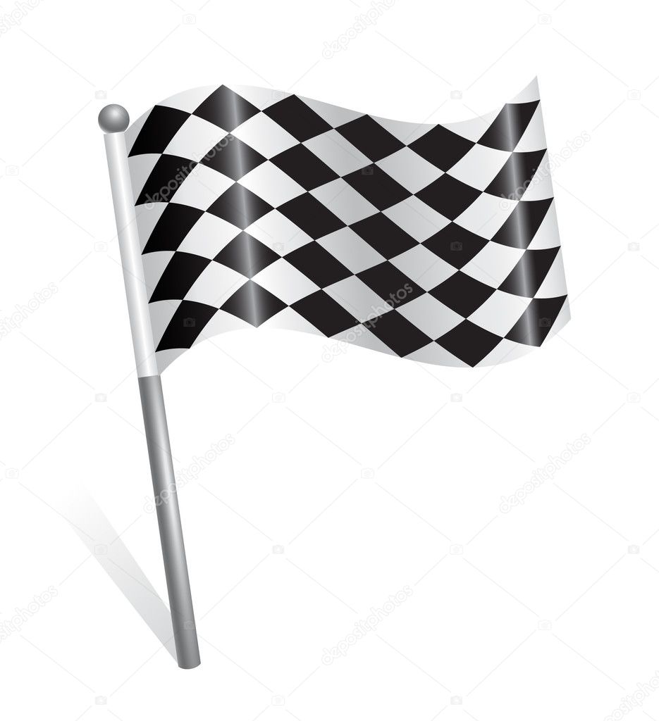 Icono bandera de Rally — Vector de stock © tatus #11943942